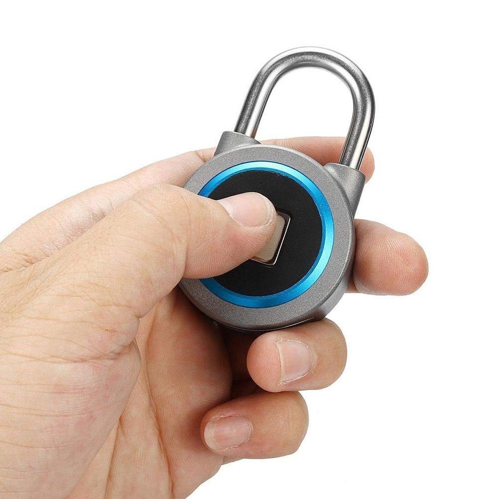 Biometric Fingerprint Padlock The Green Head