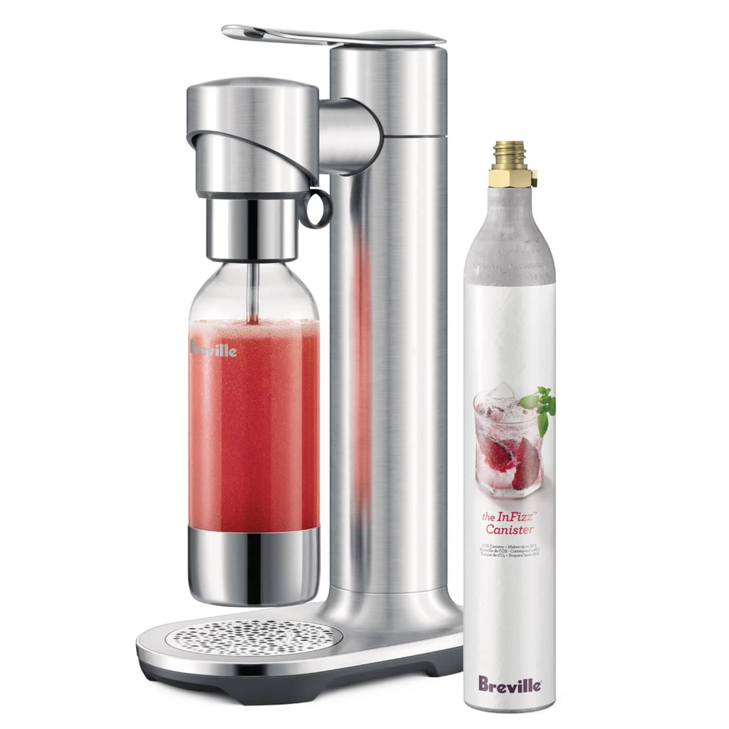 Breville InFizz Fusion Turn Nearly Any Drink Into A Sparkling Breville InFizz Fusion Turn Nearly Any Drink Into A Sparkling
