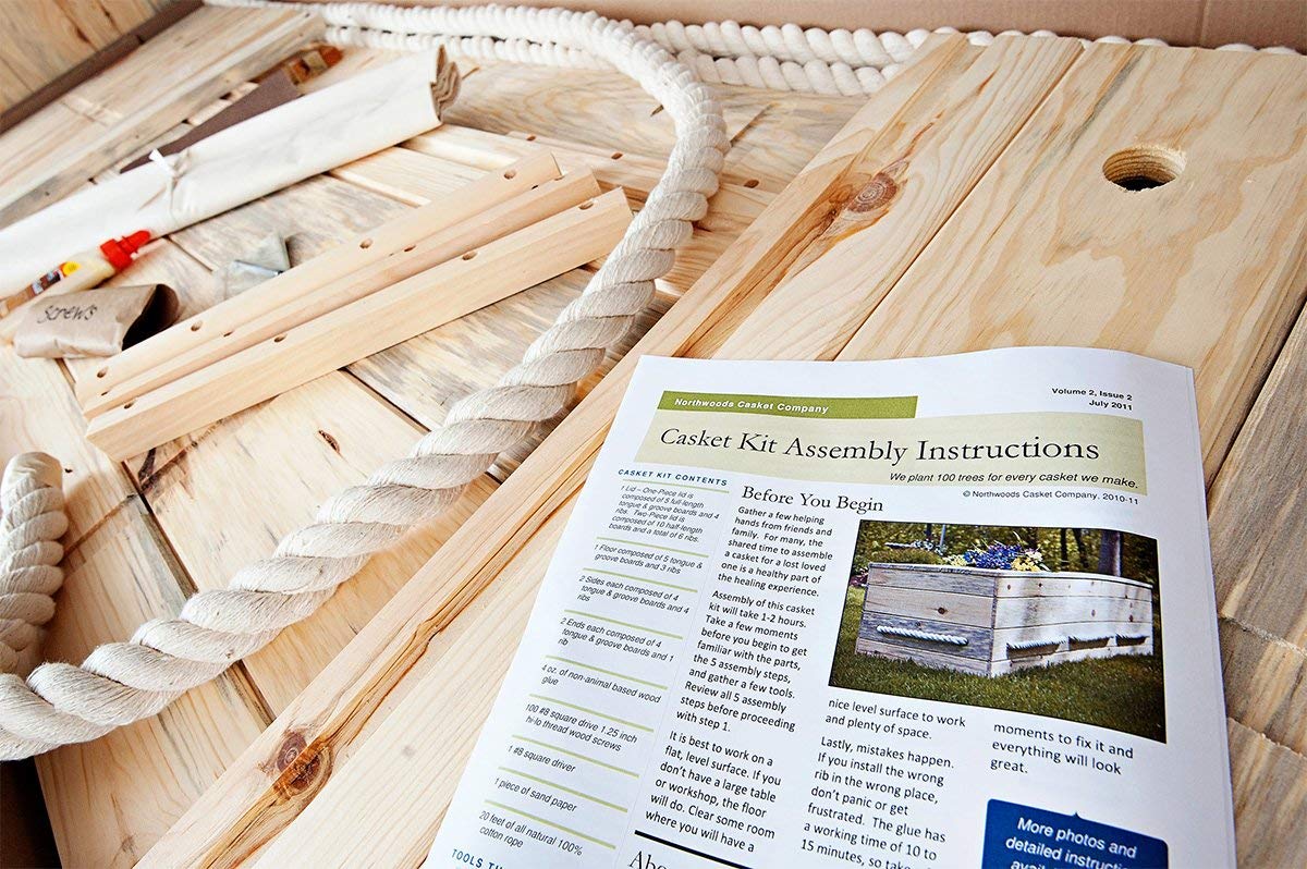 Build Your Own Casket Kit The Green Head