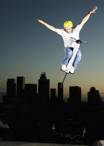 FlyBar Model 1200 - Heavy Duty Trick Pogo Stick | The Green Head