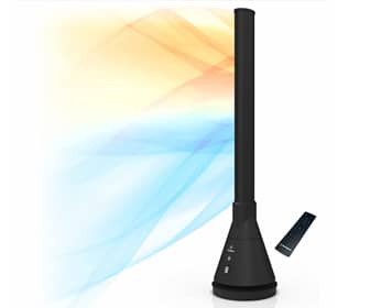 Bladeless Horizontal / Vertical Desk Fan | The Green Head