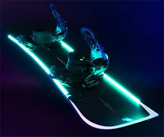 ActionGlow AG2 - Super Bright LED Snowboard Lighting System | The Green ...
