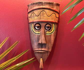 Animated Singing Tiki Mask | The Green Head