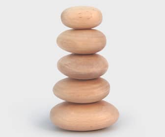 Balance - Calming Wooden Stacking Stones | The Green Head