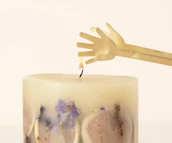 Raiders of the Lost Ark Melting Toht Head Candle | The Green Head