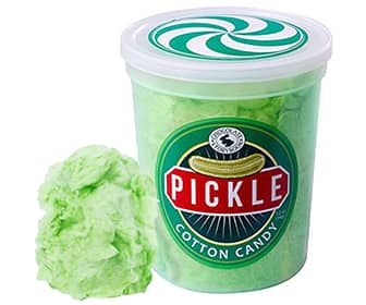 Dill Pickle Cotton Candy | The Green Head