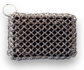 Finex Chain Link Cast Iron Cookware Scrubber | The Green Head
