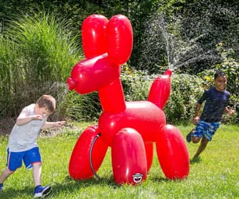 Giant Inflatable Balloon Dog Sprinkler - 6 Feet Tall | The Green Head