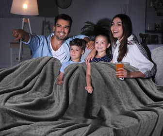 Siamese Slanket - Blanket with Sleeves for Two! | The Green Head