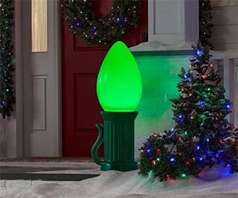 Jumbo 3-Ft LED Christmas Light Bulbs | The Green Head