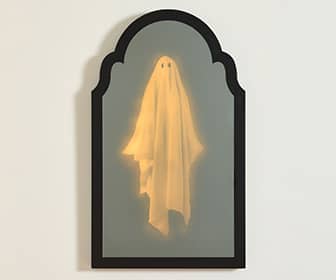 Large Haunted Hologram Ghost Mirror | The Green Head