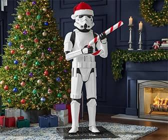 Life-Sized Animatronic Stormtrooper Statue for Christmas or Halloween ...