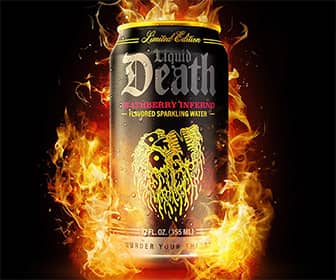 Liquid Death Deathberry Inferno - Spicy Sparkling Water | The Green Head