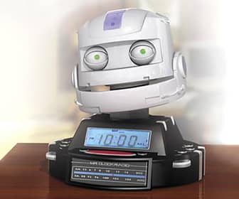 Mr. Clock Radio - World's First Robot Radio! | The Green Head