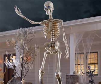 Costco Giant Ground-Breaking Skeleton with LCD Eyes and Sound | The ...