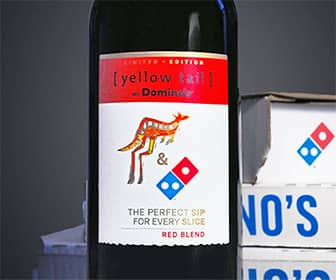 Yellow Tail x Domino's Pizza Limited Edition Red Blend Wine | The Green ...