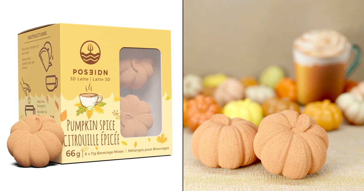 3D-Printed Pumpkin Spice Latte Pumpkin Bombs | The Green Head