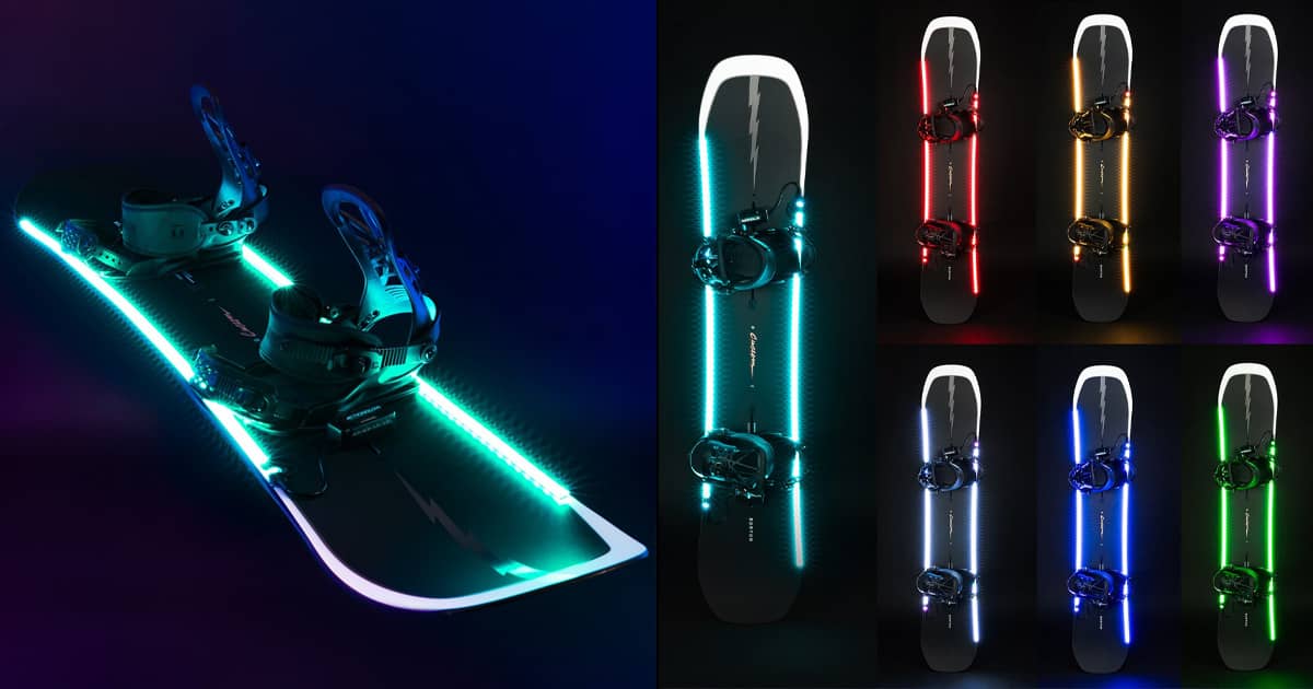 ActionGlow AG2 - Super Bright LED Snowboard Lighting System | The Green ...