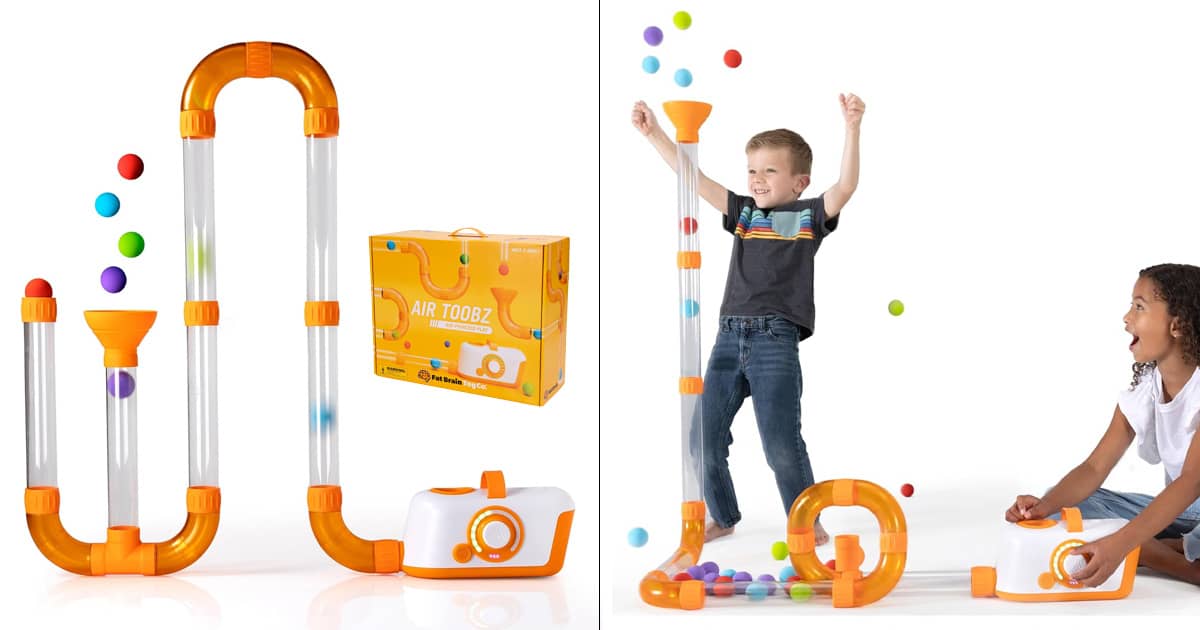 Air Toobz - Modular Air-Powered Tube Run Building Set | The Green Head