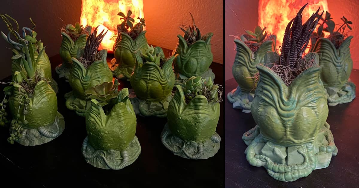 ALIEN Egg Planters | The Green Head