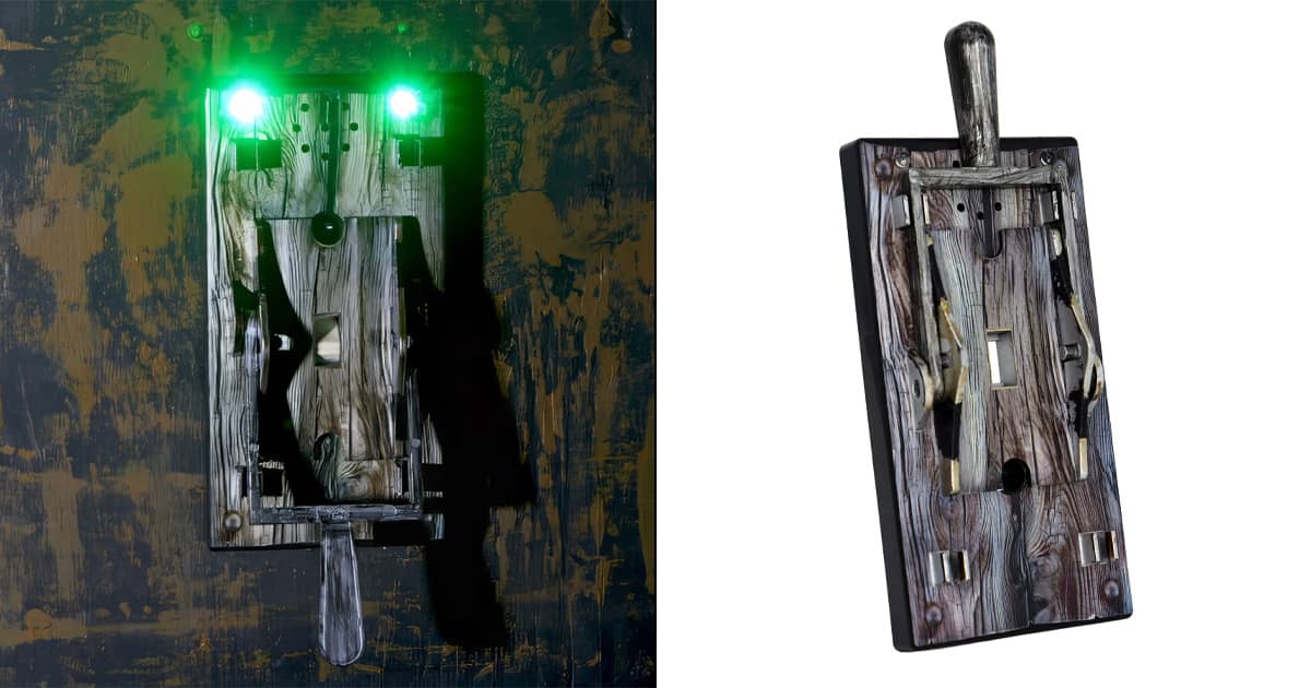 Animated Mad Scientist Lab Light Switch Plate with Lights and Sounds ...