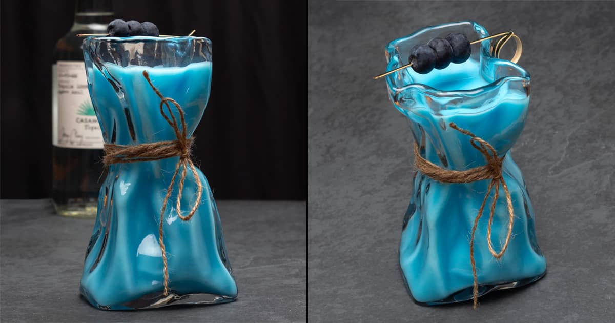 Bag-Shaped Cocktail Glass | The Green Head
