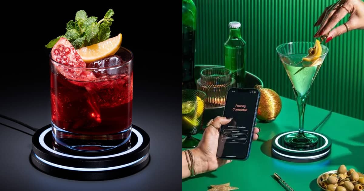 Barsys Coaster 2.0 AI Powered Drink Mixer App Recipes Barsys Smart ...