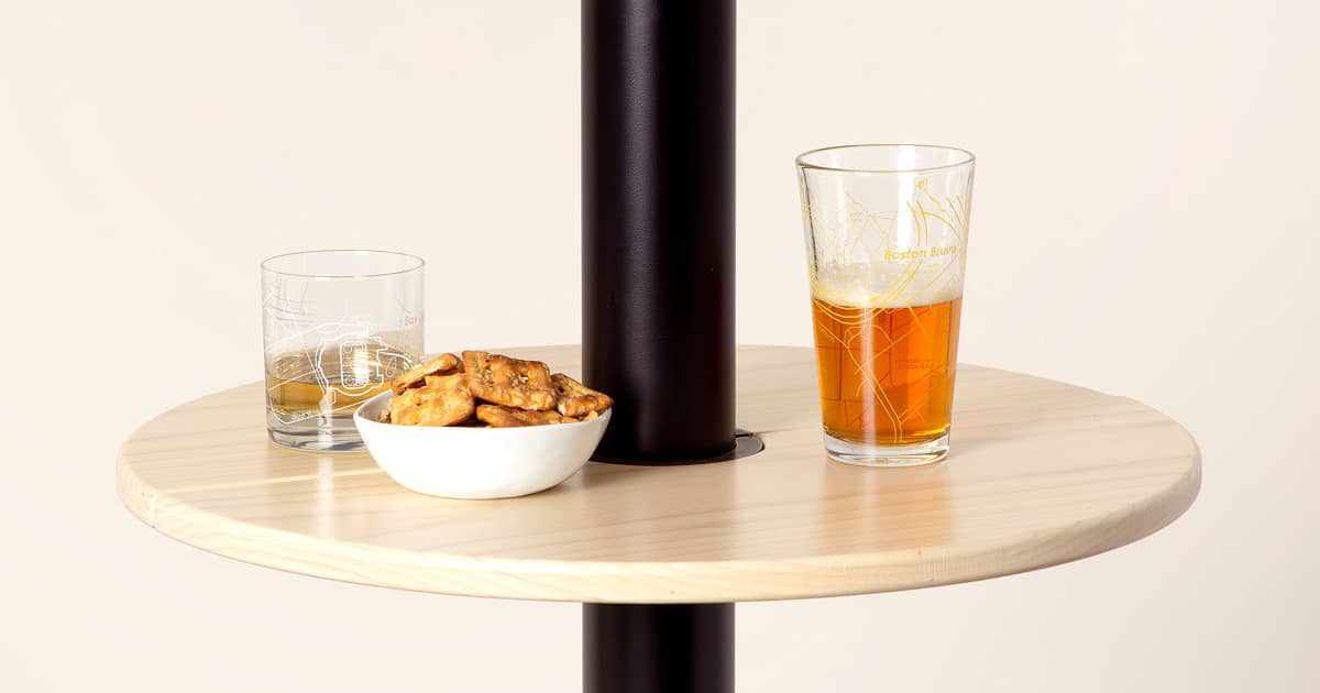 Basement Pole Bar Table | The Green Head
