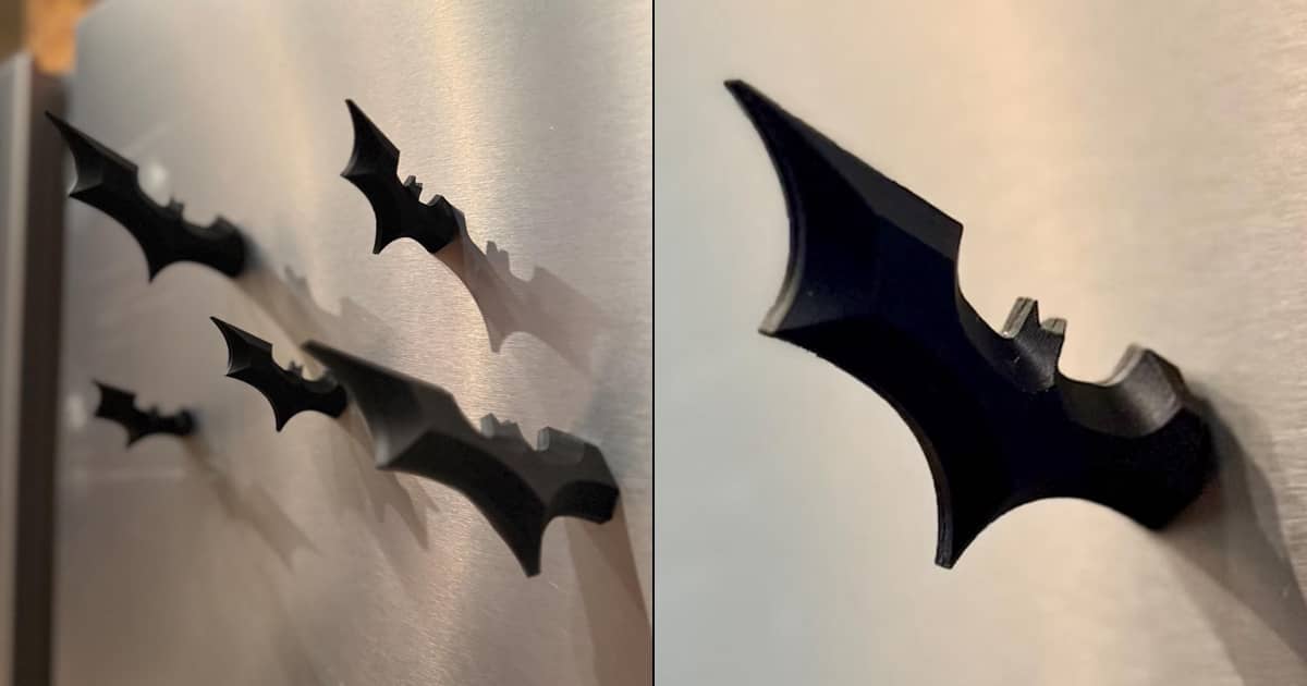 Batman Batarang-Inspired Fridge Magnets | The Green Head