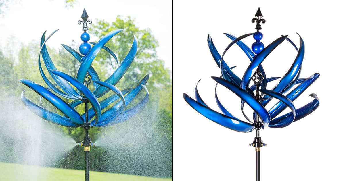 Blue Waves Misting Wind Spinner | The Green Head