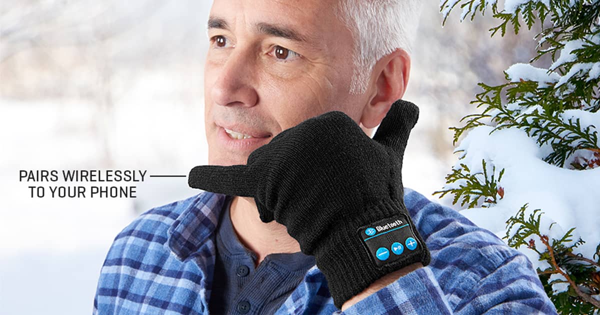 Bluetooth Phone Gloves | The Green Head