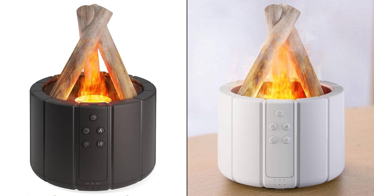 Campfire Flame Humidifier / Aromatherapy Diffuser | The Green Head