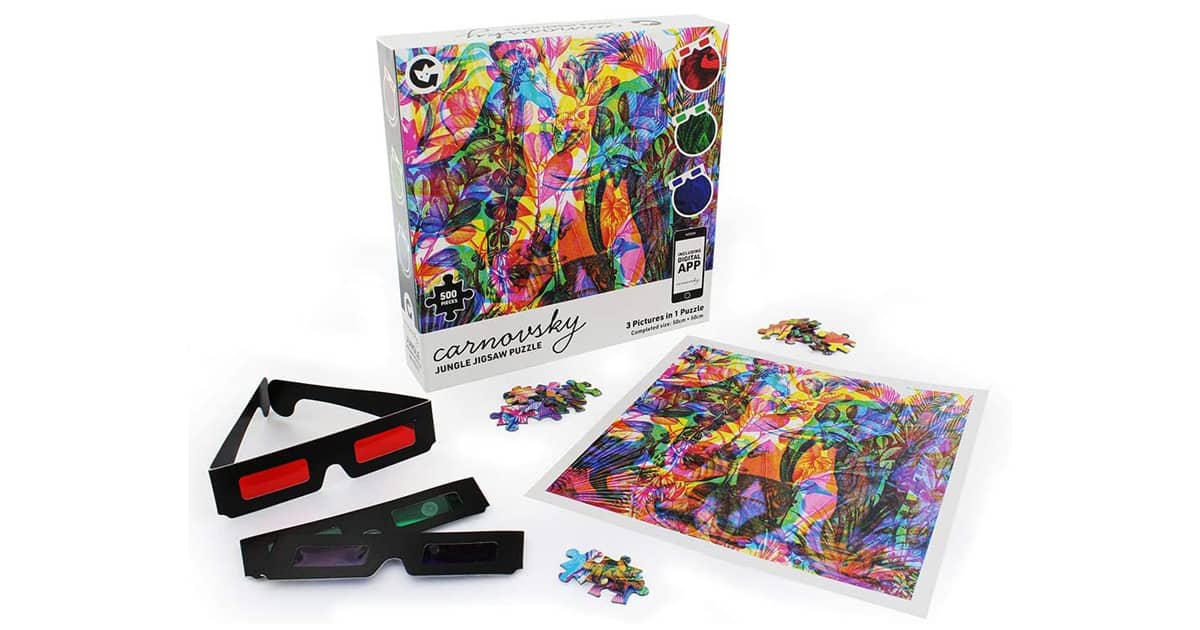 Carnovsky RGB Jigsaw Puzzles - 3 Pictures in 1 Puzzle | The Green Head