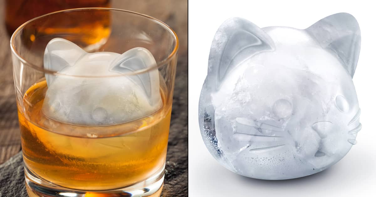 Cat Head Ice Mold | The Green Head