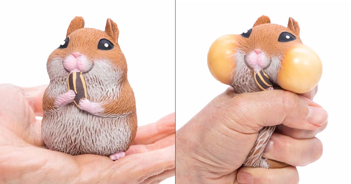 Chonky Cheeks Hamster Stress Ball | The Green Head