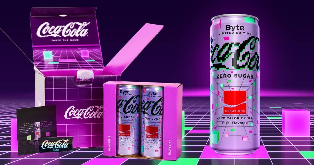 Coca-Cola Byte - Pixel Flavored Soda (Limited Edition) | The Green Head