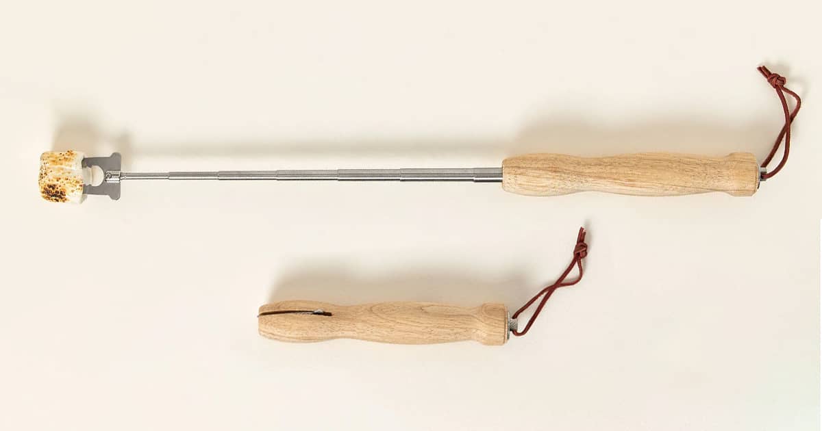 Compact Telescoping Campfire Roasting Stick | The Green Head