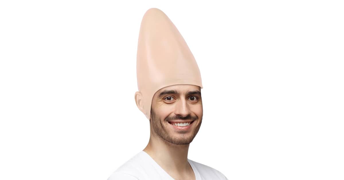 Coneheads-Inspired Bald Cap Costume | The Green Head