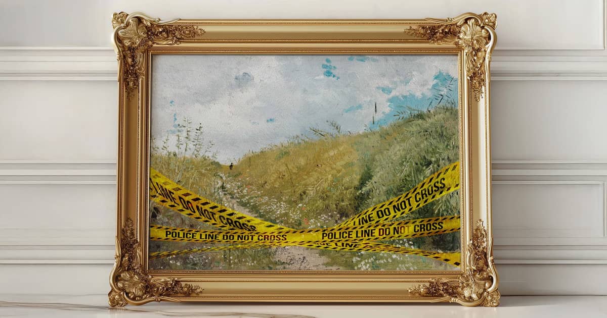 Country Path - Morbid/Funny Altered Artwork Print | The Green Head