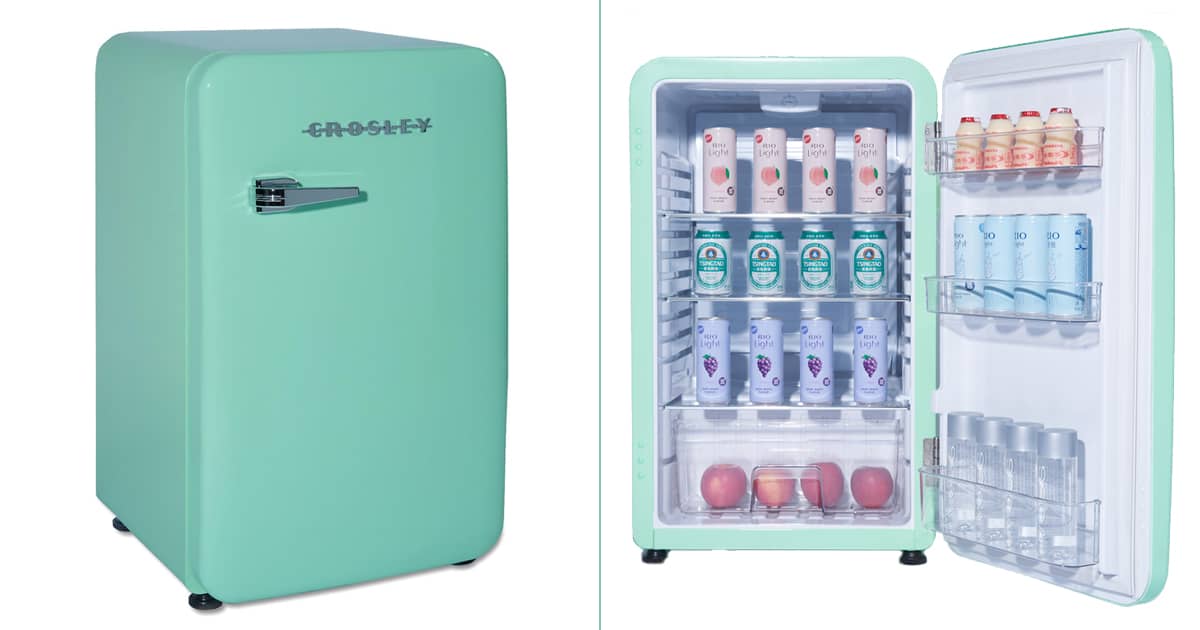 Crosley Retro Mini Fridge | The Green Head
