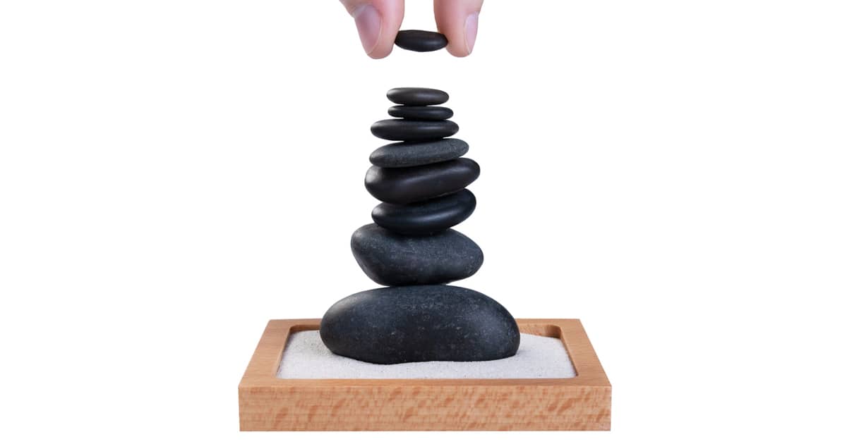 Desktop Stone Stacking Kit | The Green Head