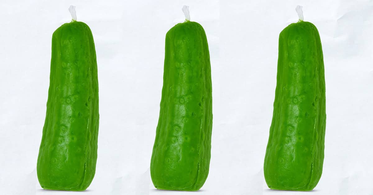 Dietz & Watson Scented Dill Pickle Candle | The Green Head