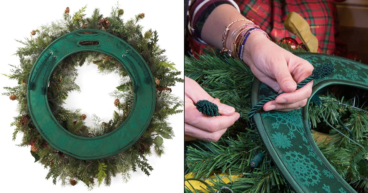 Door Protecting Wreath Pad | The Green Head