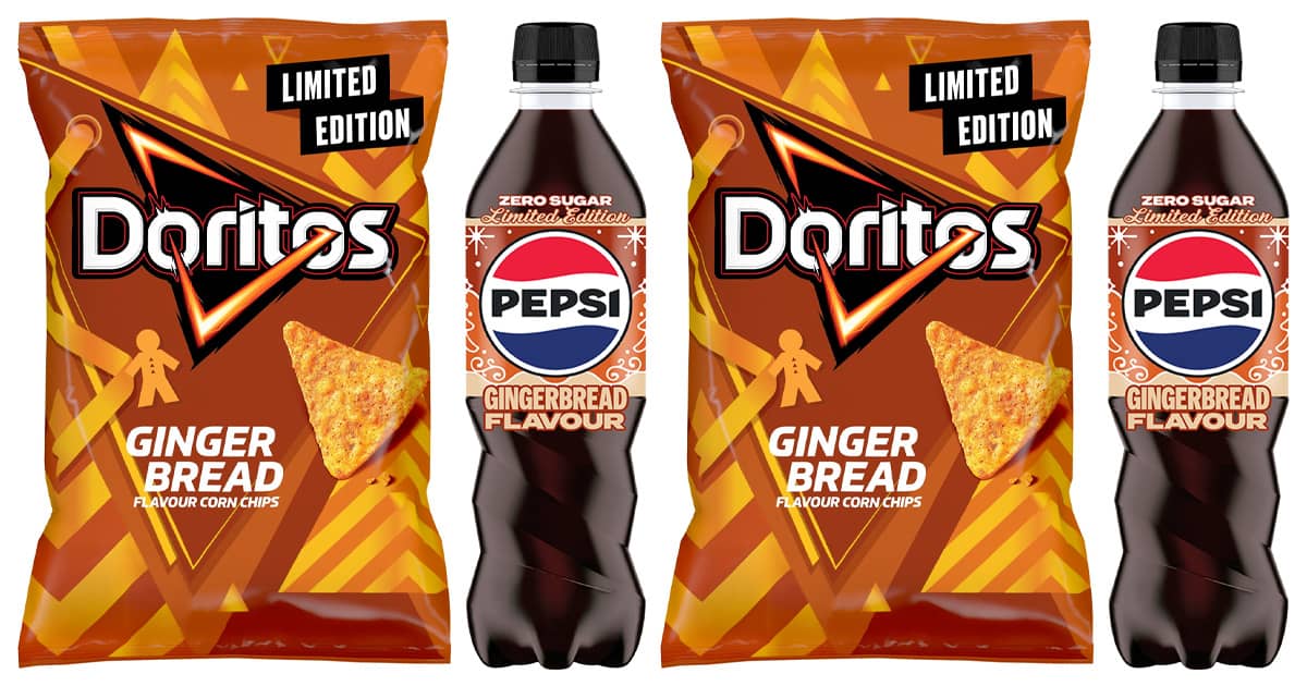 Doritos Gingerbread and Pepsi Gingerbread Flavors (UK Exclusive) | The ...