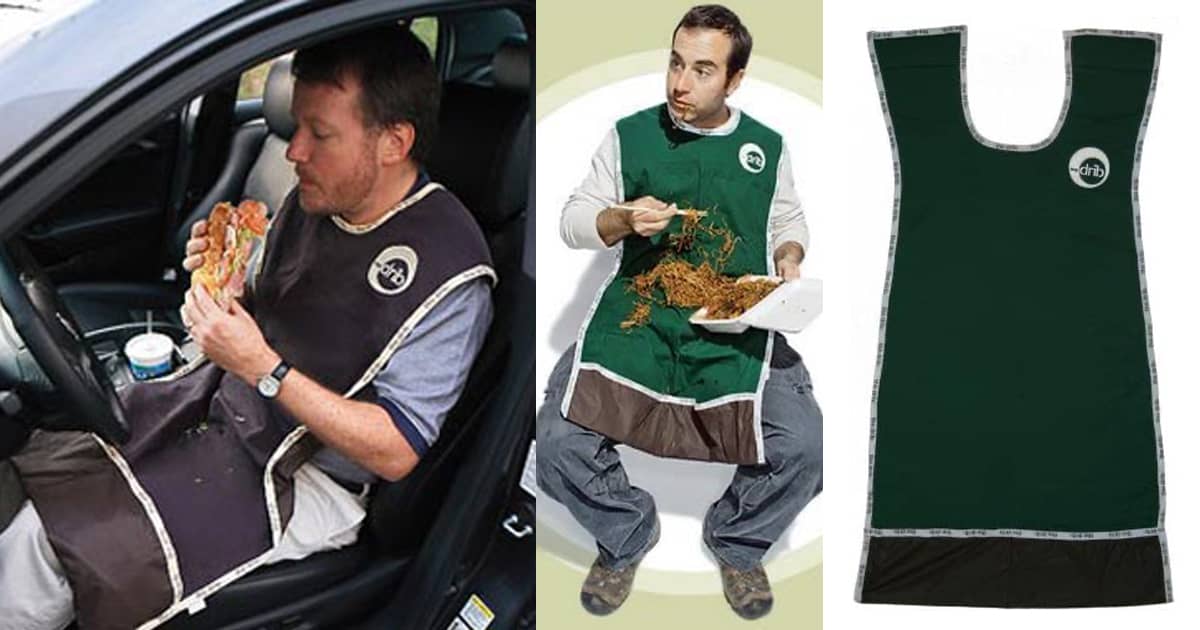 Drib - Driving Bib Prevents Drips and Spills | The Green Head