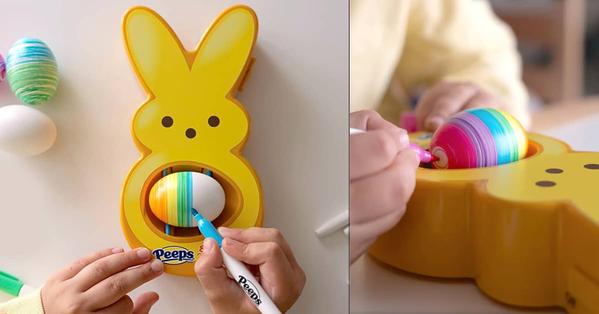 EggMazing Peeps Bunny - Spinning Easter Egg Decorator | The Green Head