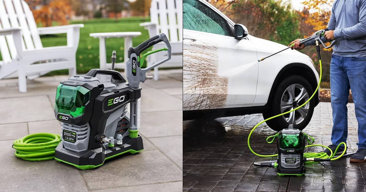 EGO POWER+ Cordless Compact Pressure Washer | The Green Head