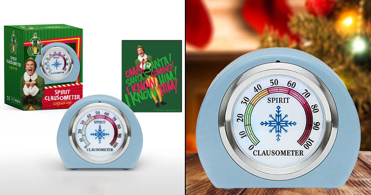 Elf Clausometer - Light Up Christmas Spirit Meter | The Green Head