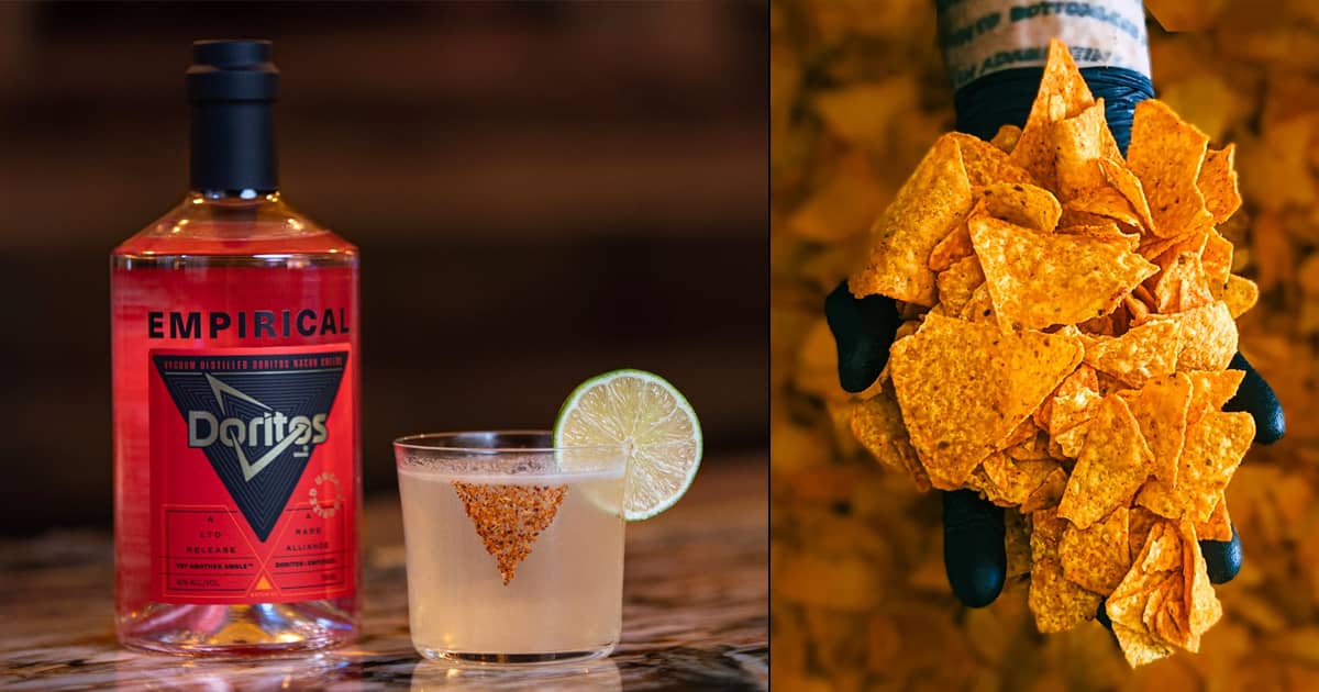 Empirical x Doritos Nacho Cheese Vacuum Distilled Spirit | The Green Head