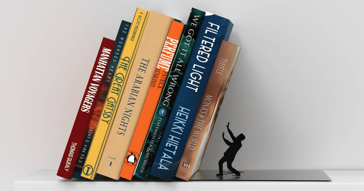 Falling Bookend | The Green Head